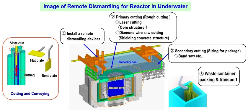 Development of Reactor Core Dismantling | Reactor Decommissioning ...